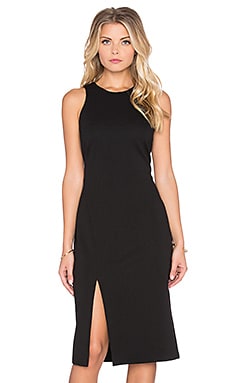 WAYF Slit Bodycon Dress in Black | REVOLVE