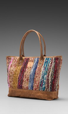 WILL Leather Goods Indian Silk Rag Rug in Assorted | REVOLVE