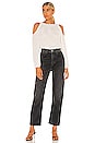 1. STATE Cold Shoulder Blouse in Soft Ecru | REVOLVE