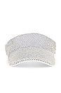 8 Other Reasons Rhinestone Visor in Silver | REVOLVE