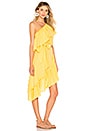 ADRIANA DEGREAS Ruffle Top & Skirt Set in Yellow | REVOLVE