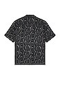ALLSAINTS Python Short Sleeve Shirt in Jet Black | REVOLVE