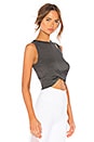 alo Cover Tank in Anthracite Heather | REVOLVE