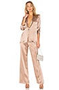 Amanda Uprichard Yvonne Blazer in Taupe | REVOLVE