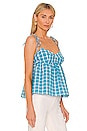 Amanda Uprichard Cece Top in Sutton Plaid | REVOLVE
