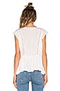 Bishop + Young Side Slit Blouse in Ivory | REVOLVE