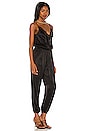 Bobi BLACK Sleek Textured Jumpsuit in Black | REVOLVE