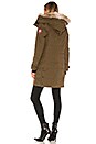 Canada Goose Lorette Parka with Removable Fur Ruff in Military Green ...