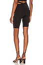 Commando Banded Biker Short in Black | REVOLVE