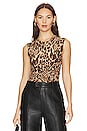 Commando Classic Printed Muscle Bodysuit in Jaguar Swirl | REVOLVE