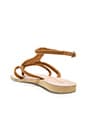 cocobelle Arrow Sandal in Brown | REVOLVE