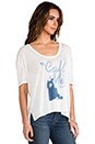 Chaser Call Me Short Sleeve Tee in White | REVOLVE