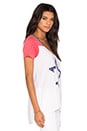 Chaser American Star Tee in White & Red | REVOLVE