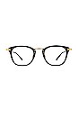 DIFF EYEWEAR Rue Blue Light in Black | REVOLVE