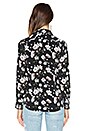 Equipment Leema Ditsy Floral Print Button Up in True Black Multi | REVOLVE