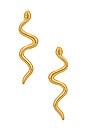 Ellie Vail Austen Serpent Earring in Gold | REVOLVE