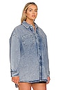 Good American Denim Shacket in Indigo299 | REVOLVE