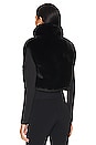 Goldbergh Faux Fur Hug Vest in Black | REVOLVE