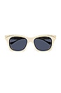 Gucci Wings Wayfarer in Shiny Solid Ivory | REVOLVE