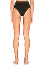 HAIGHT. Crepe Perlin Bikini Bottom in Black | REVOLVE