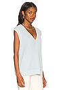 John & Jenn by Line Addison Vest in Clear Water | REVOLVE