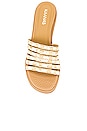 Kaanas Setar Strap Wooden Heel in Natural | REVOLVE