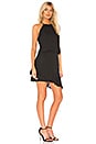 krisa Halter High Low Mini Dress in Black | REVOLVE