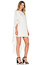 Lavish Alice Cape Dress in White | REVOLVE