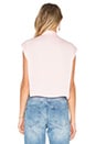 L'Academie The Safari Crop Top Blouse in Blush | REVOLVE