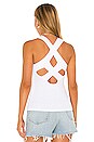 LNA X REVOLVE Double Cross Back Tank in White | REVOLVE
