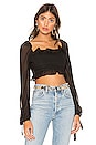 Lovers and Friends Amelia Top in Black | REVOLVE