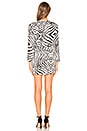 LPA Italina Dress in Zebra | REVOLVE