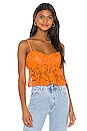 MAJORELLE Friday Night Top in Neon Orange | REVOLVE