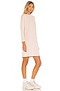 Mina Lisa Sweater Knit V Beck Lounge Dress in Beige | REVOLVE