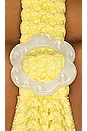 Montce Lani Flower Bikini Top in Yellow Crochet | REVOLVE