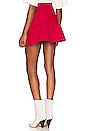 MOTHER The Minx Mini Skirt in Ribbon Red | REVOLVE