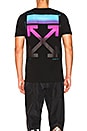 OFF-WHITE Gradient Over Tee in Black & Multicolor | REVOLVE