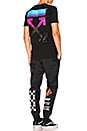 OFF-WHITE Gradient Over Tee in Black & Multicolor | REVOLVE