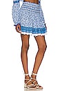 Poupette St Barth Galia Mini Skirt in Blue Mistral | REVOLVE