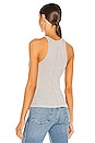 RE/DONE x Hanes Ribbed Tank in Heather Grey | REVOLVE