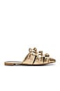 Rebecca Minkoff Aden Slide in Gold | REVOLVE