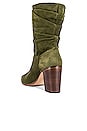 Schutz Ashlee Block Bootie in Military Green | REVOLVE