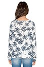 SUNDRY Palm Tree Crop Sweatshirt in White | REVOLVE