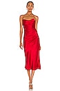 Shona Joy Wright Ruched Backless Slip Dress in Scarlett | REVOLVE