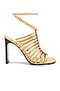 Sigerson Morrison Ilyssa Heel in Gold | REVOLVE