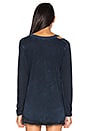 TYLER JACOBS Everitt Tee in Navy Velvet | REVOLVE