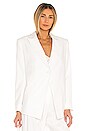 The Sei Single Breasted Blazer in Ivory | REVOLVE