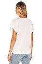 Tularosa Green The Brooke Pocket Tee in White | REVOLVE