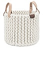 UGG Tulum Rope Medium Basket in White | REVOLVE
