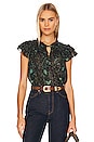 Ulla Johnson Signe Top in Rainforest | REVOLVE